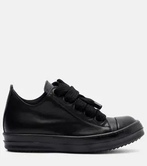 Rick Owens Jumbolace Leather Sneakers