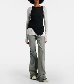 Rick Owens Leather High-top Sneakers