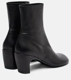 Dries Van Noten 65 Leather Ankle Boots