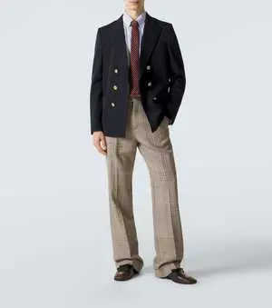 Valentino Garavani Double-breasted Virgin Wool Blazer