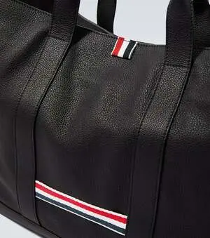 Thom Browne Medium Leather Tote Bag