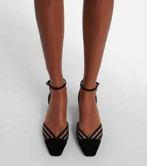 AQUAZZURA Alana 35 Suede Pumps