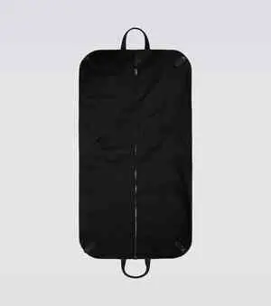Brioni Leather-trimmed Garment Bag