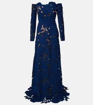 Costarellos Sheer Evening Dresses