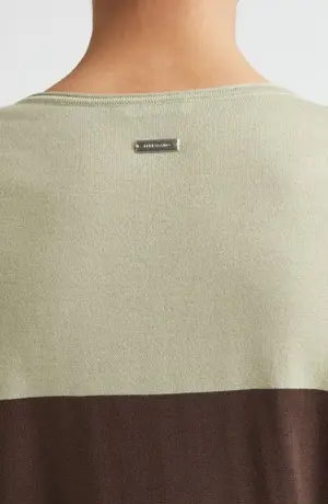 FERRAGAMO Colorblock Virgin Wool Sweater