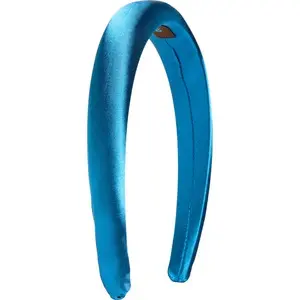 Tasha Padded Satin Headband - Teal