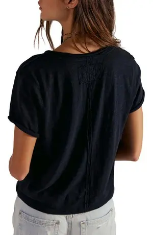 Free People Take Two T-shirt - Black