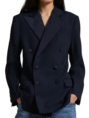 Polo Ralph Lauren Wool Blazer With Logo
