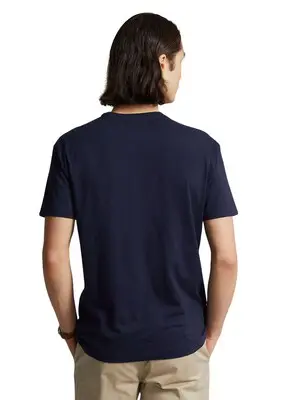 Polo Ralph Lauren Short-sleeved T-shirt With Logo - Blue