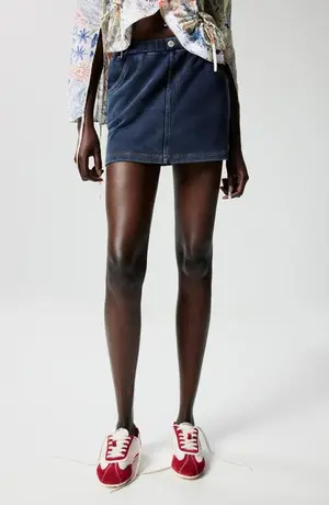 Desigual Nonstretch Denim Miniskirt