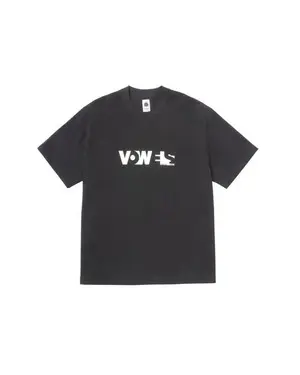 VOWELS Overall Tee - Black