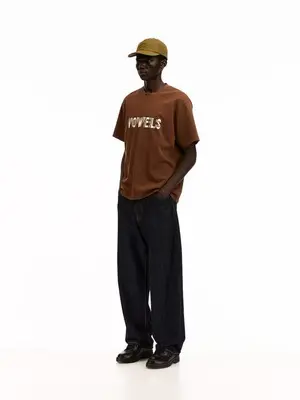 VOWELS Vibration Tee - Brown