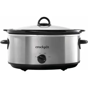 CROCK-POT 7-quart Manual Slow Cooker - Stainless Steel