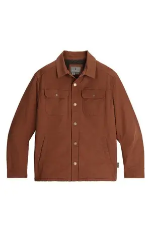 Royal Robbins El Cap Cotton Blend Shacket - Saddle