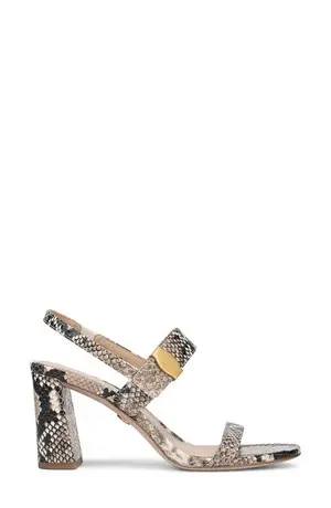 Veronica Beard Genetta Slingback Sandal - Ecru Multi