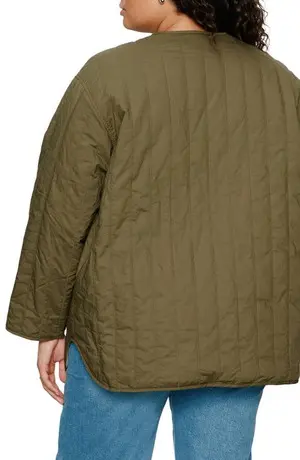 Sanctuary Reversible Quilted Jacket - Kalamata Green
