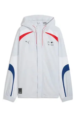 PUMA X Bmw M Motorsport Hooded Jacket - Silver Mist