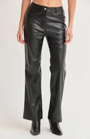 CRESCENT Faux Leather Pants