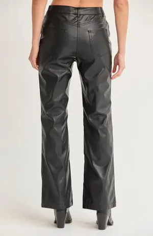 CRESCENT Faux Leather Pants