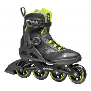 ROLLERBLADE Macroblade 84 Boa Inline Skates - Black/lime