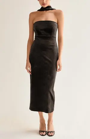 Crescent Off The Shoulder Cocktail Dresses