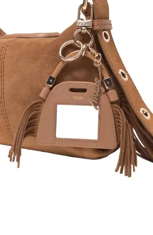 Maje Miss M Mini Mirror Bag Charm