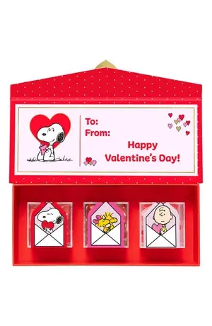 SUGARFINA X Peanuts™ Love Mail 3-piece Candy Cube Bento Box - No Color