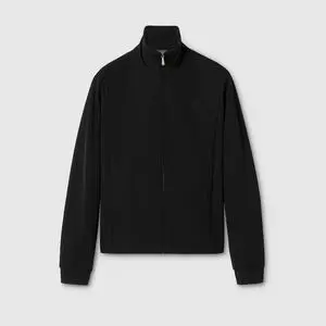 Gucci Stretch Nylon Gabardine Zip Jacket