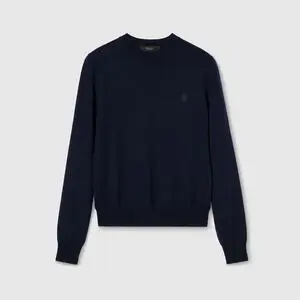 Gucci Knit Wool Sweater With Embroidery
