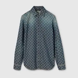 Men's Gucci Blue Shirts