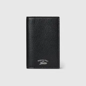 Gucci Lira Card Case Leather - Black