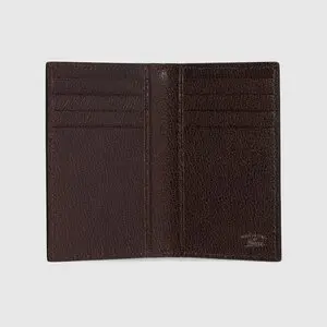 Gucci Lira Card Case Leather - Brown