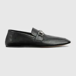 Gucci S Ragazzo Leather Loafer - Black