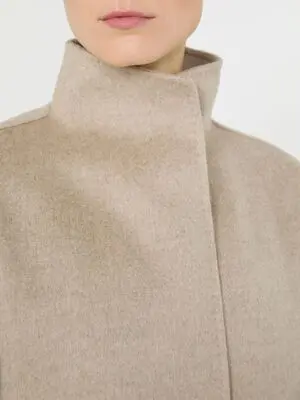 Max Mara Cashmere Wrap Coat - Sand