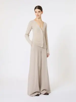 Max Mara Wool And Cashmere Knit Jumper - Beige