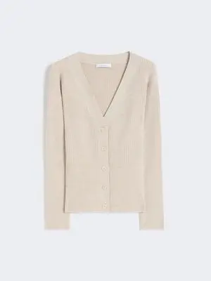 Max Mara Wool And Cashmere Knit Jumper - Beige