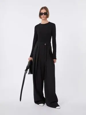 Max Mara Skin-tight Jersey T-shirt