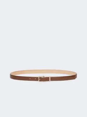Max Mara Leather Belt - Brown