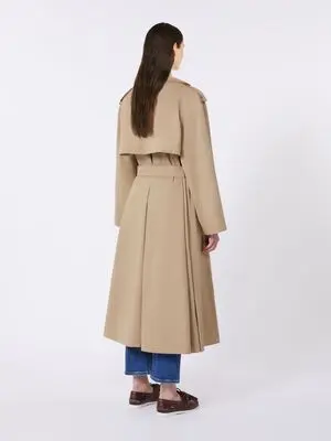 Max Mara Flowing Cotton And Nylon Trench Coat