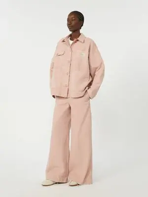 Max Mara Cotton Canvas Workwear Jacket - Pink