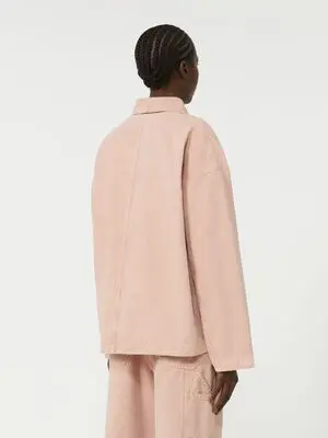 Max Mara Cotton Canvas Workwear Jacket - Pink