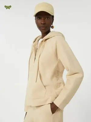 Max Mara Cotton Zip-up Sweatshirt
