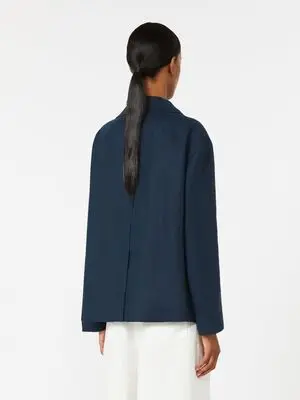 Max Mara Double-breasted Linen Jacket
