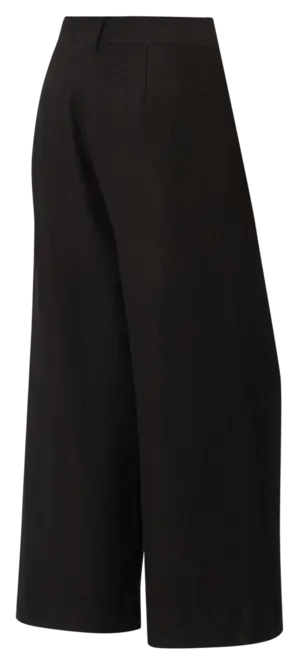 Max Mara Stretch Cotton And Linen Trousers - Black