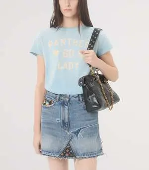 Valentino Garavani Cotton Printed T-shirt - Blue