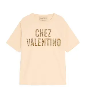 Valentino Garavani Straight Hem T-shirts For Women