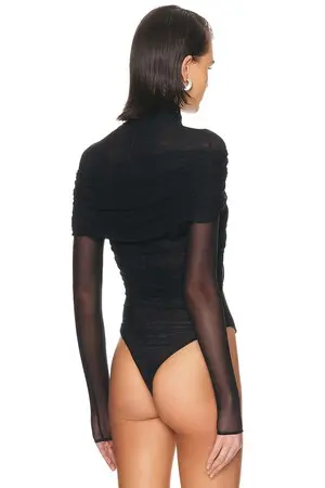 MUGLER Long Sleeve Bodysuit