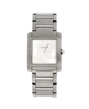 CARTIER Tank Francaise Japan Limited Edition Quartz Watch - Dial Color: Silver