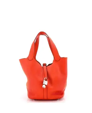 HERMES Mm Picotin Lock Bag Clemence