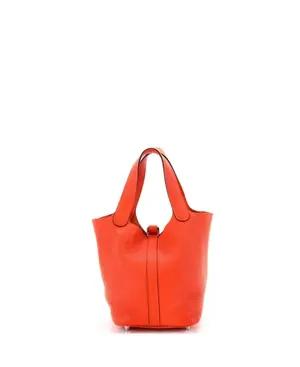 HERMES Pm Picotin Lock Bag Clemence